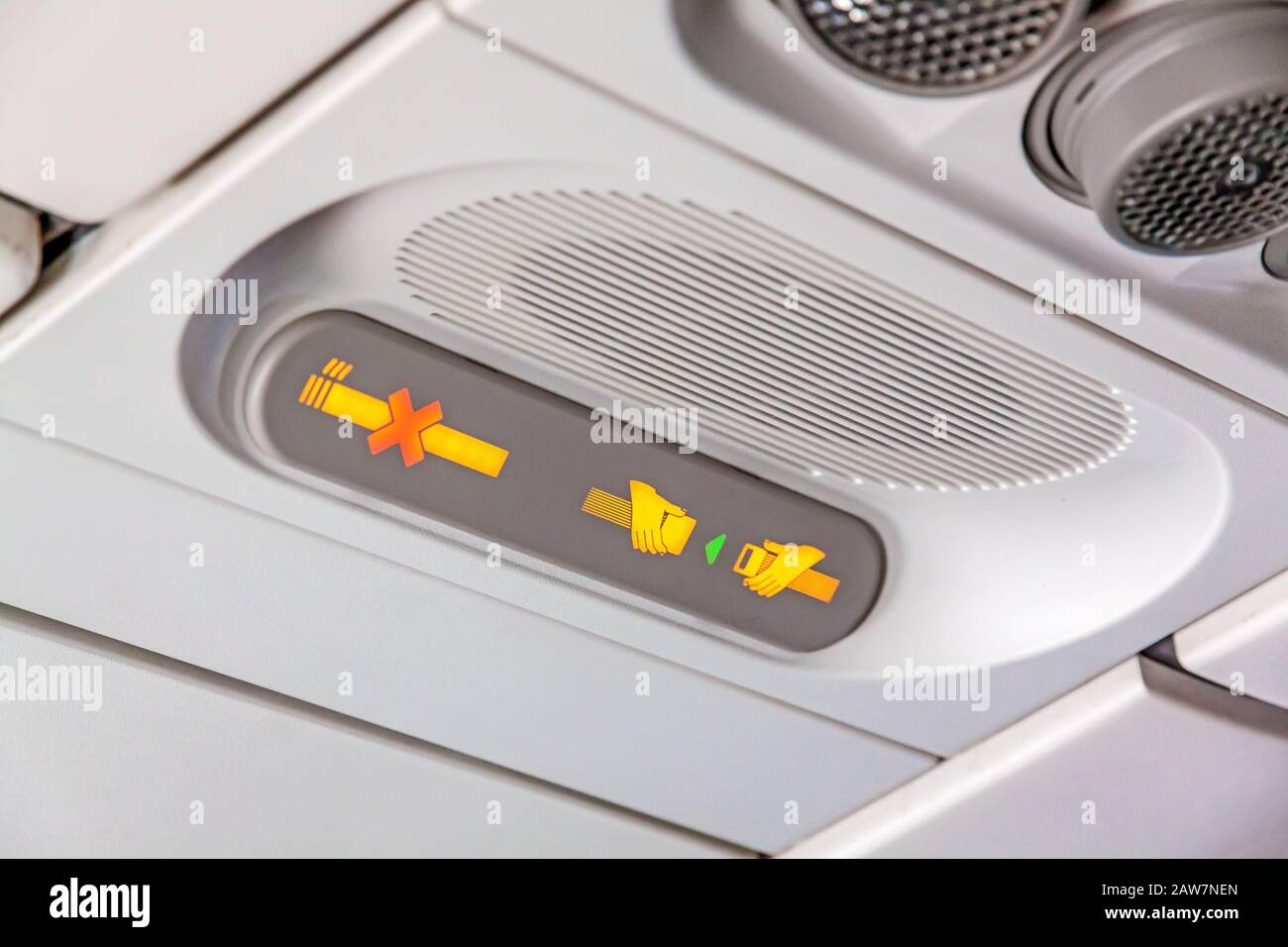 Airbus a320 plane inside cabin hi-res stock photography and images - Alamy