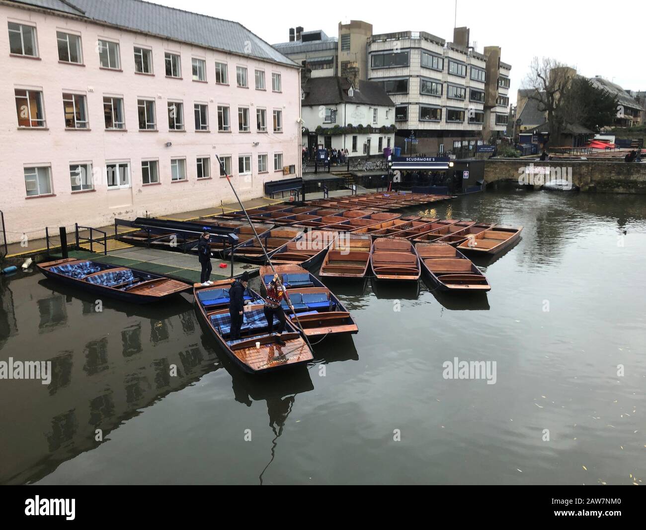 Punts at Cambridge Stock Photo - Alamy
