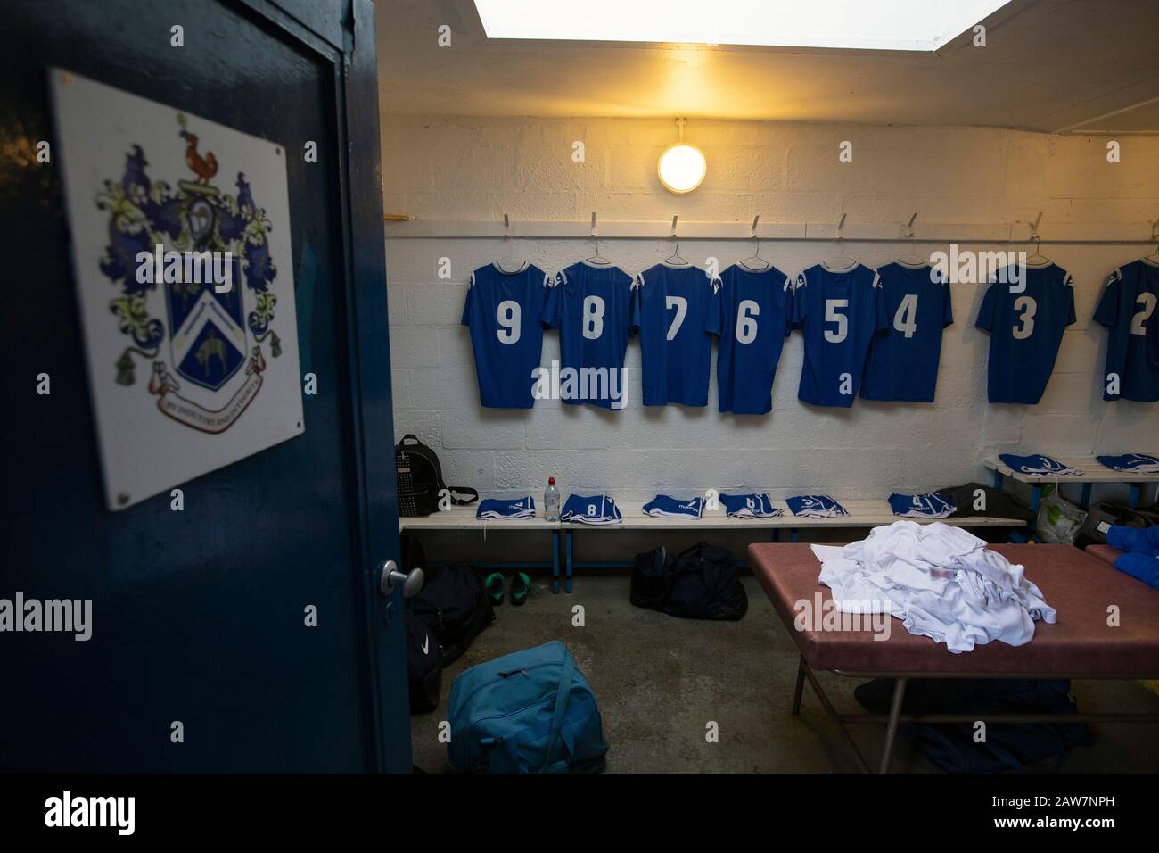 Football kit room hi-res stock photography and images - Alamy