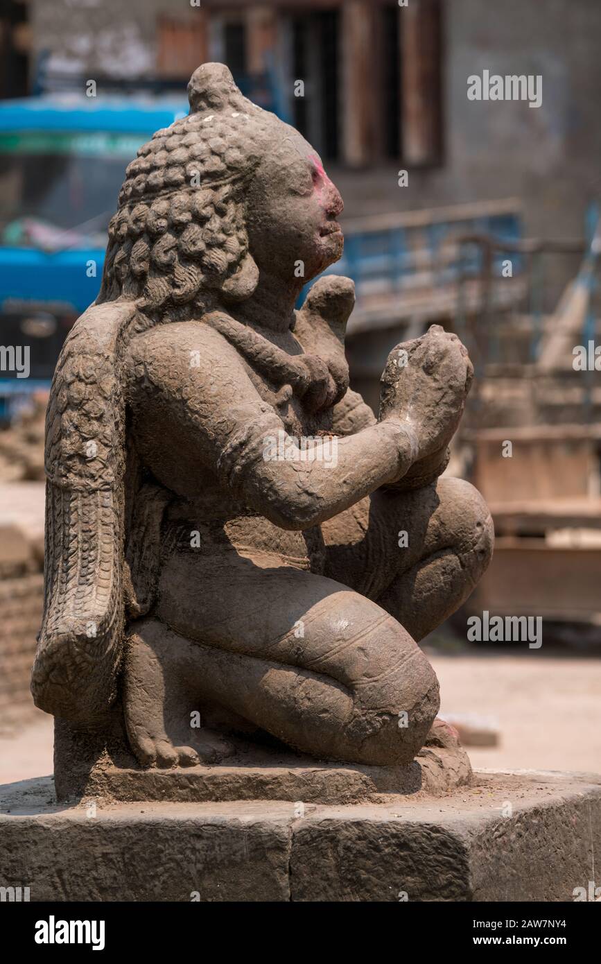 Statue of Garuda in Bhaktapur, Kathmandu valley, Nepal Stock Photo - Alamy