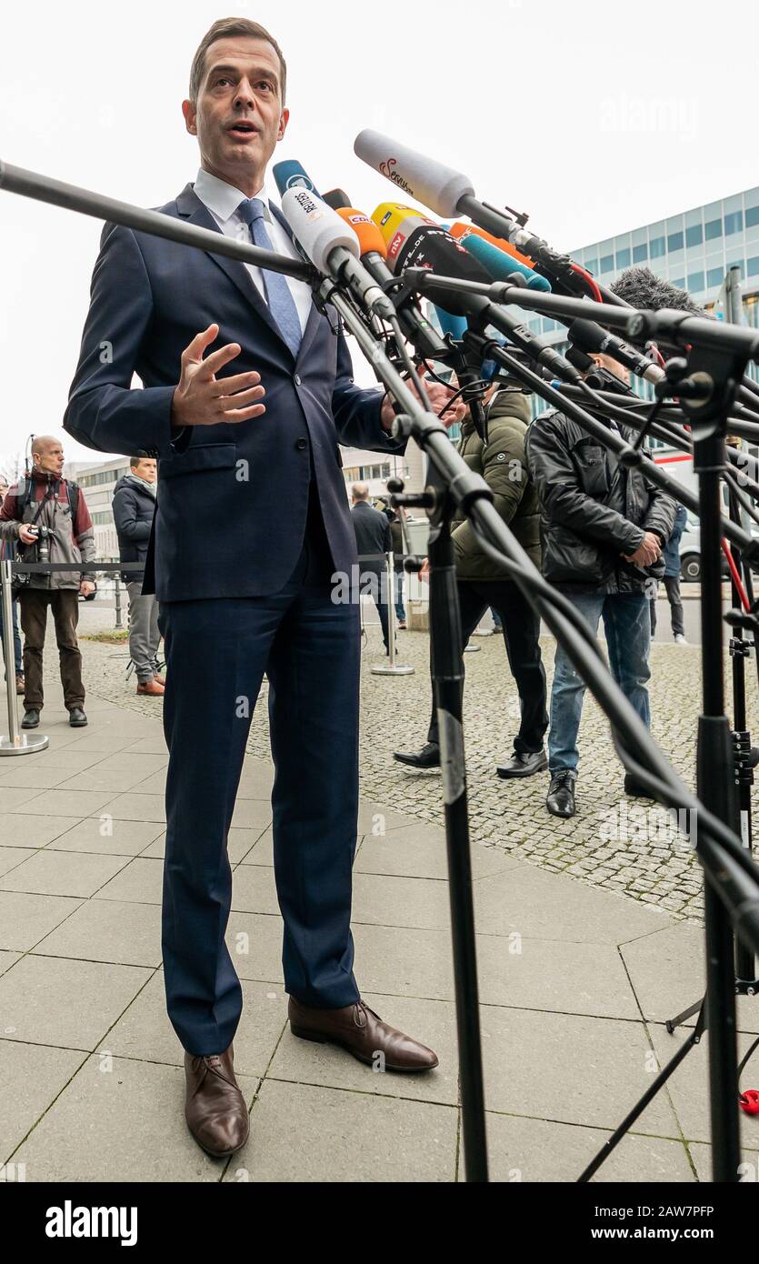 Berlin, Germany. 07th Feb, 2020. Mike Mohring, regional chairman of the ...