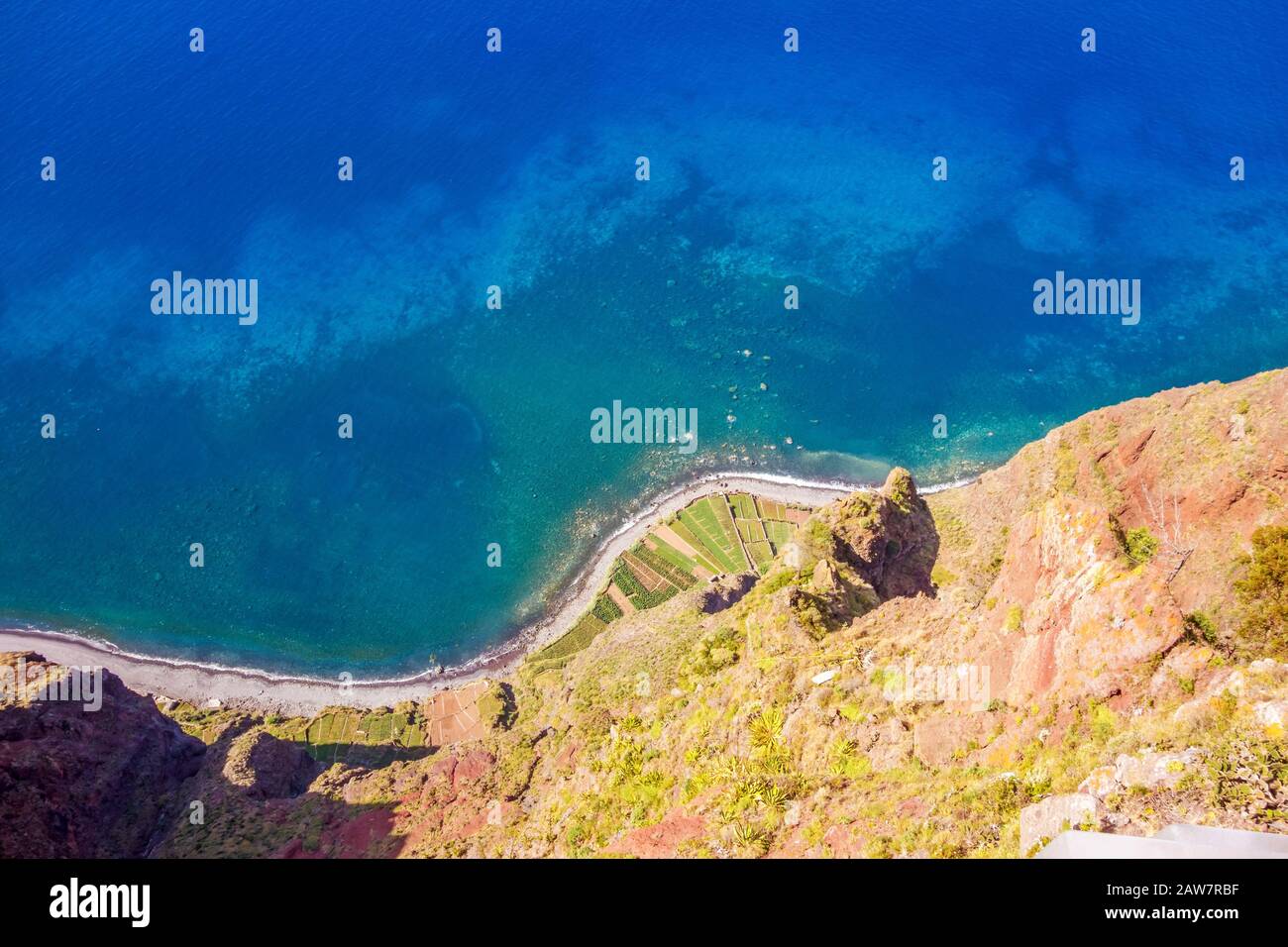Cabo Girao on the Island Madeira - a sight with spectacular view from a ...