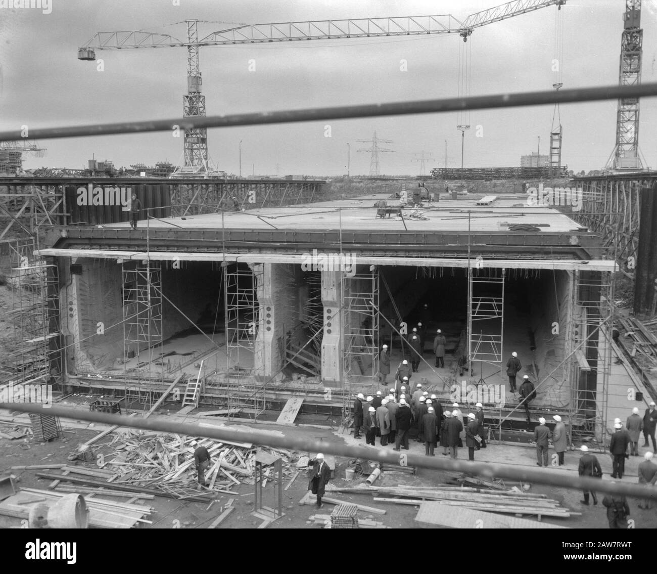 Press Day IJtunnel, the extended dry dock in Amsterdam where two ...
