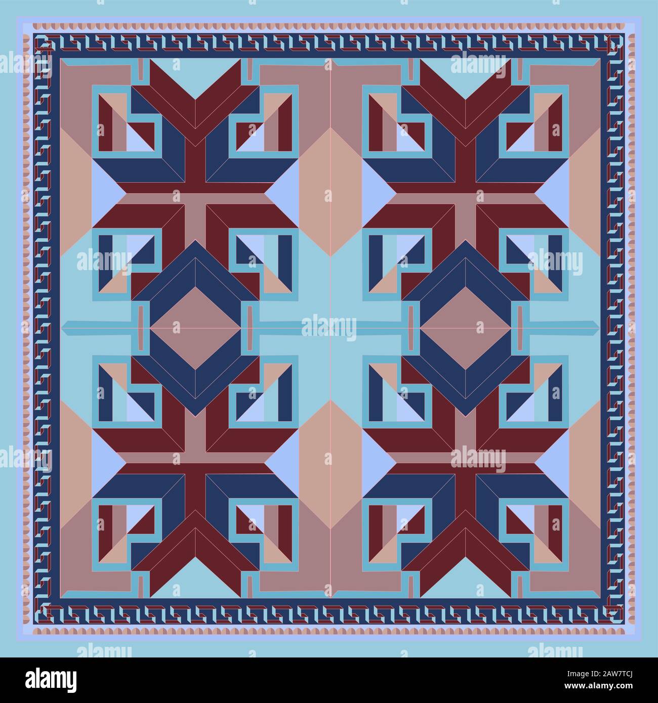 Rug art deco Stock Vector Images - Alamy