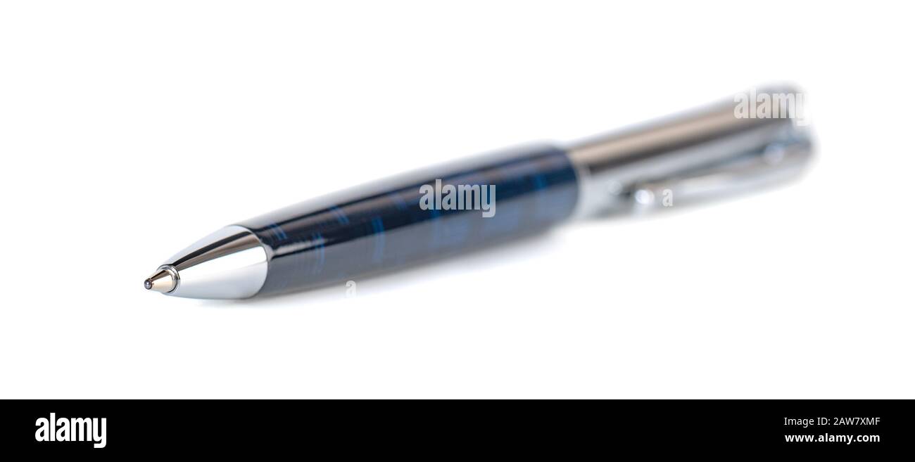 Ball Point Pen Isolated On White background Stock Photo - Alamy