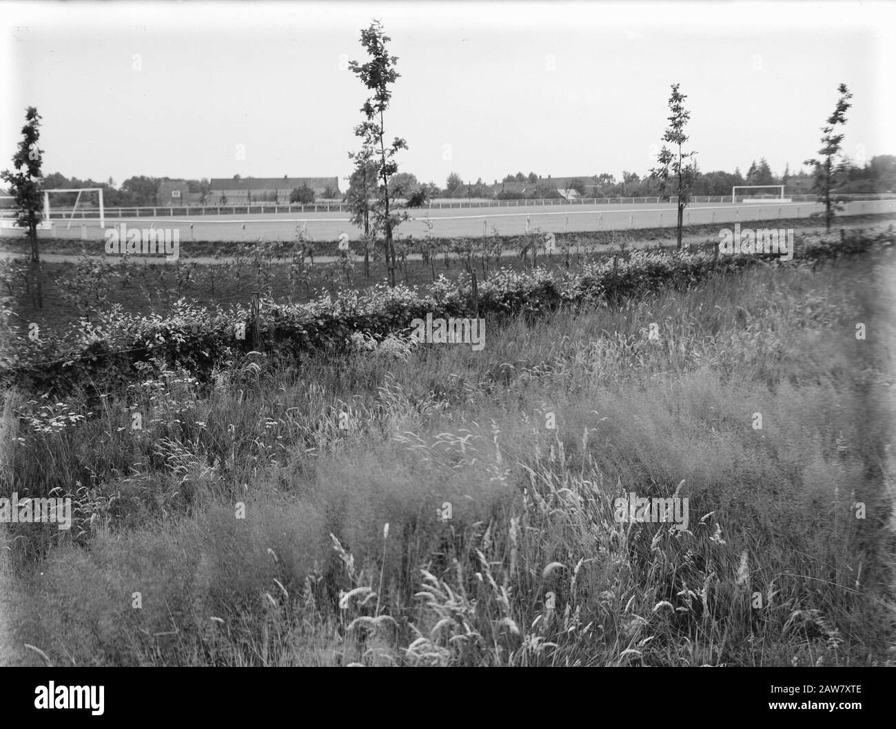 Recreational fields Black and White Stock Photos & Images - Alamy