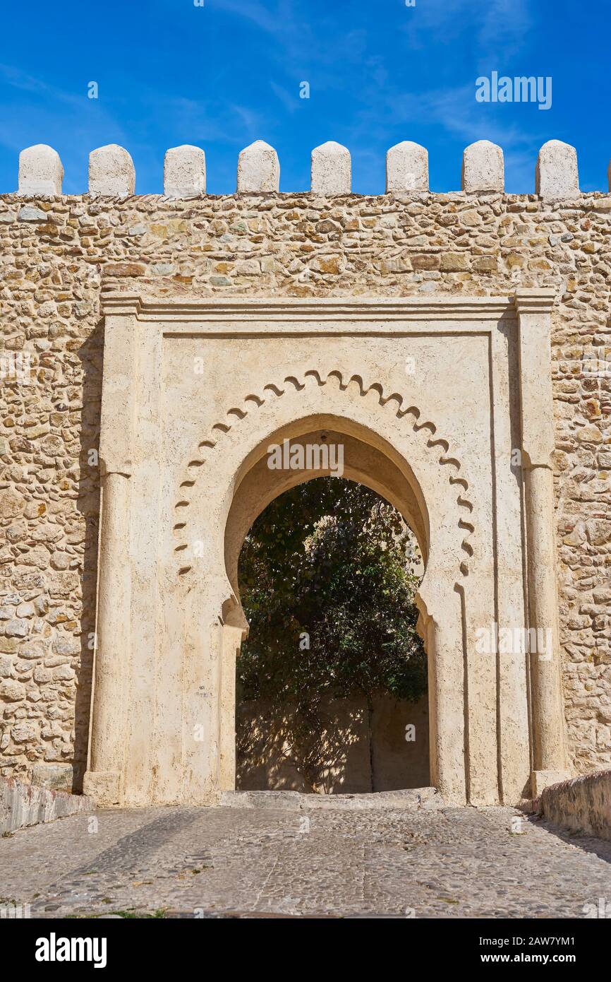 The Gate to the Kasbah, Tangier, Morocco Stock Photo - Alamy