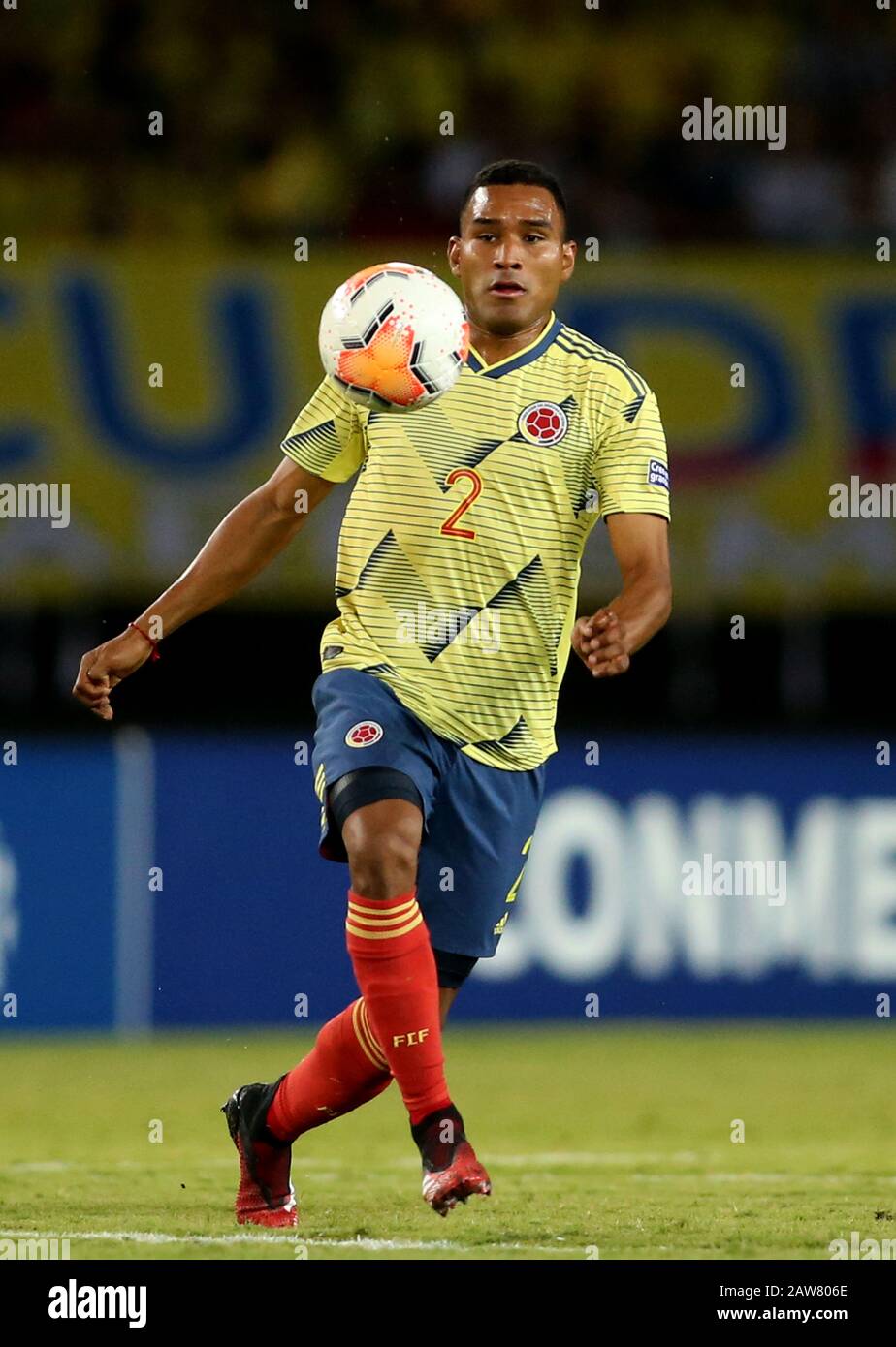 PEREIRA, COLOMBIA - JANUARY 30 : Eddie Segura of Colombia on action ...