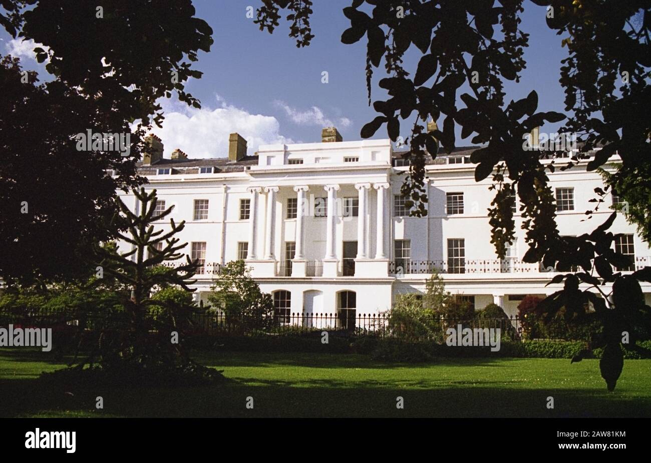 The Crescent from Crescent Gardens, Alverstoke, Gosport, Hampshire ...
