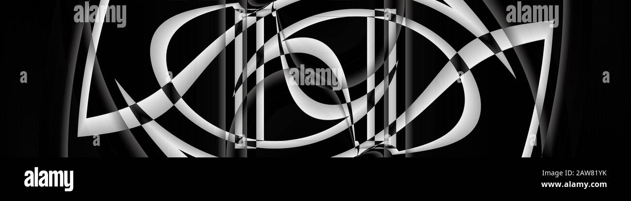 Digital art, high resolution panoramic abstract objects, Germany Stock ...