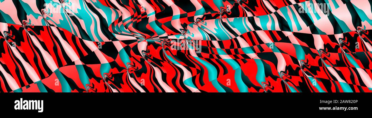 Digital art, high resolution panoramic abstract objects, Germany Stock ...