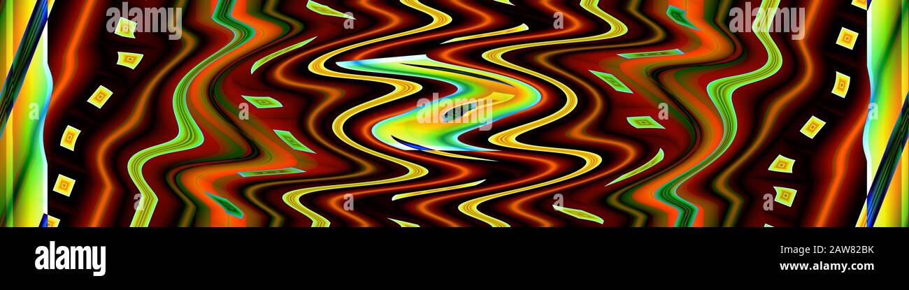Digital art, high resolution panoramic abstract objects, Germany Stock ...