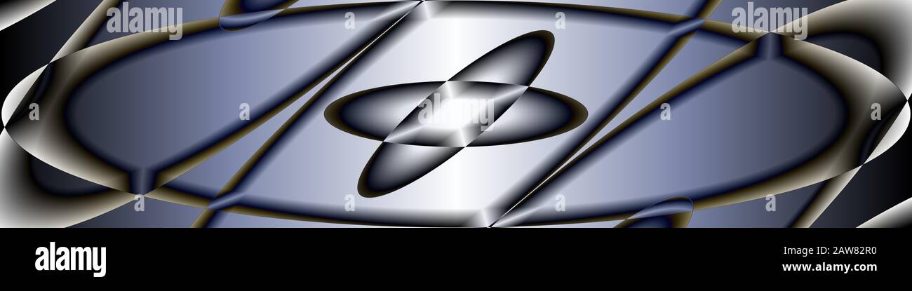 Digital art, high resolution panoramic abstract objects, Germany Stock ...