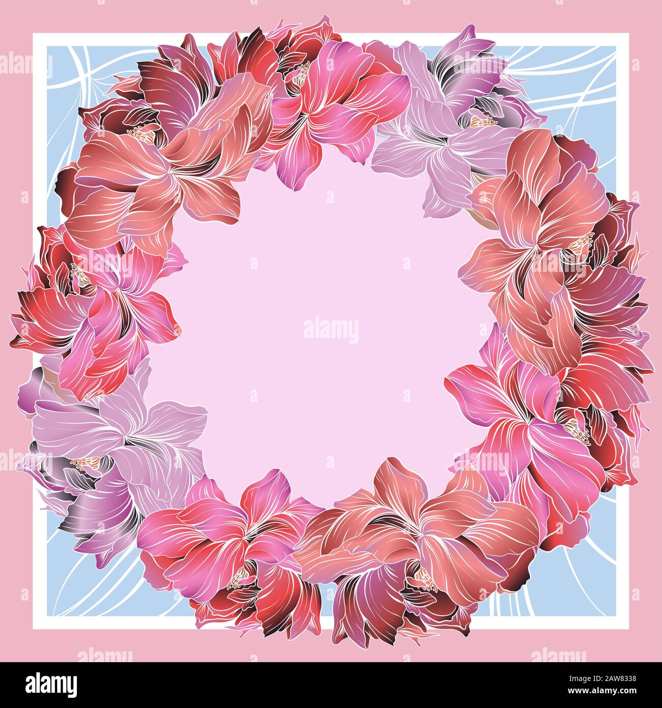 Print pocket square Stock Vector Images - Alamy