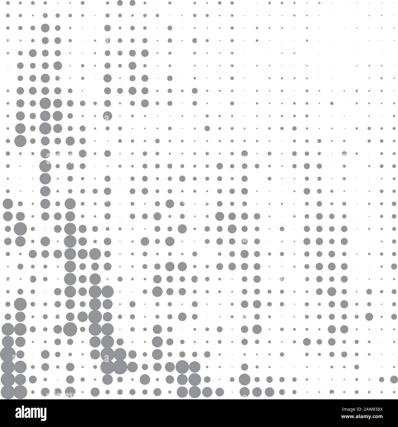 Grey dots on white background Stock Vector Image & Art - Alamy