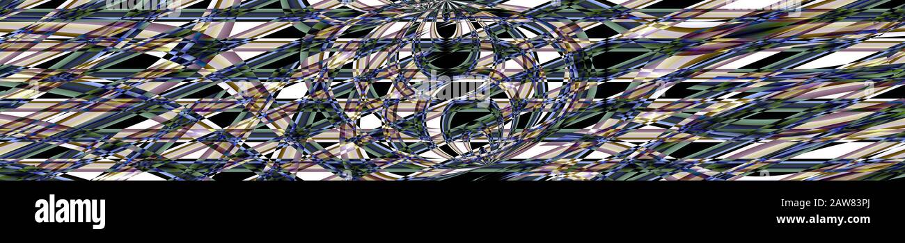 Digital art, high resolution panoramic abstract objects, Germany Stock ...