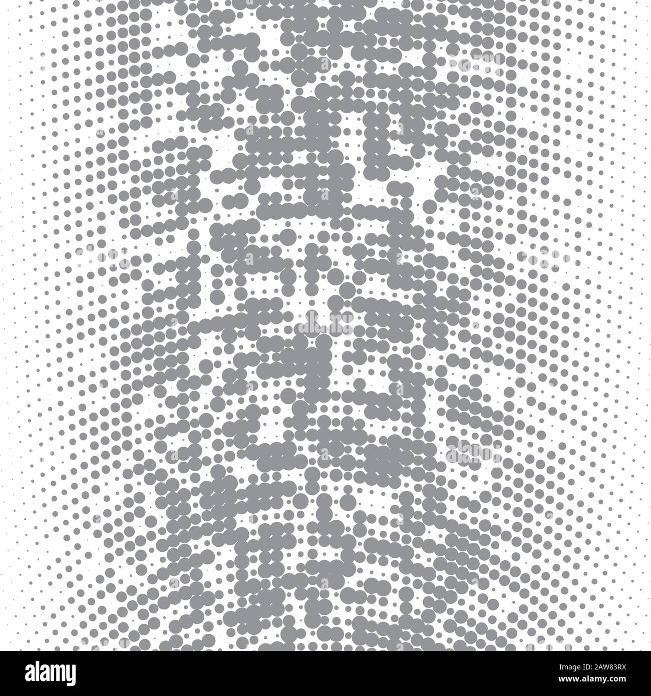 Grey dots on white background Stock Vector Image & Art - Alamy