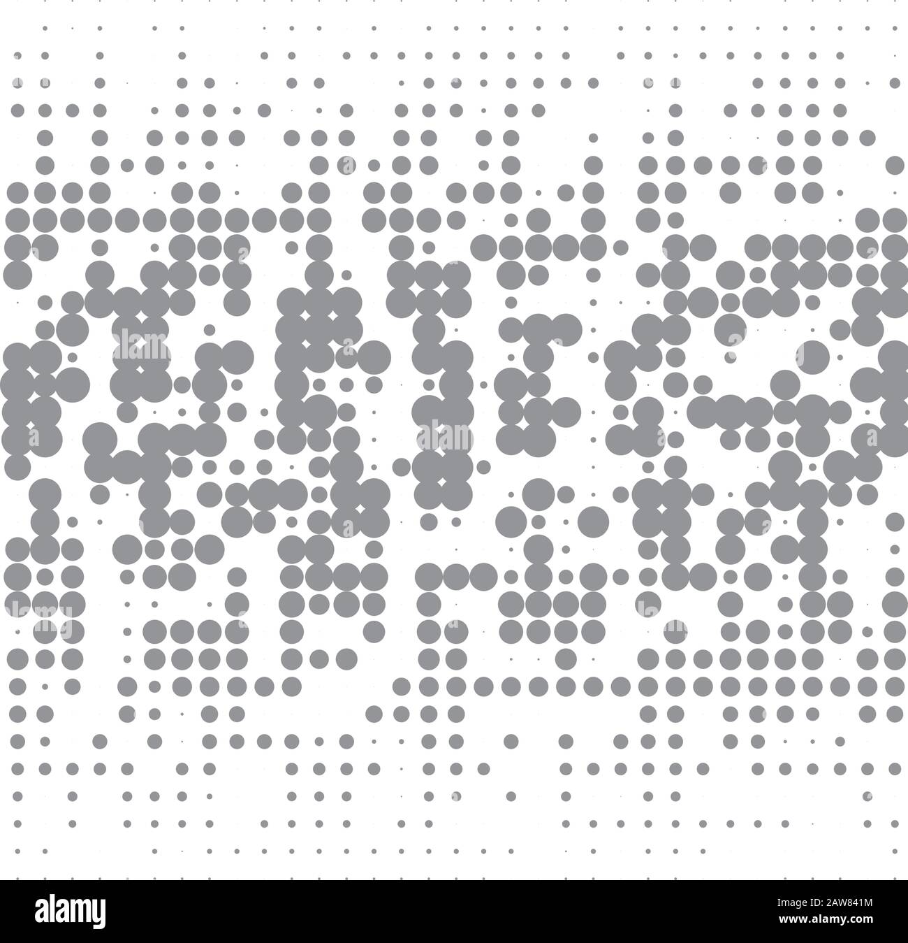 Grey dots on white background Stock Vector Image & Art - Alamy