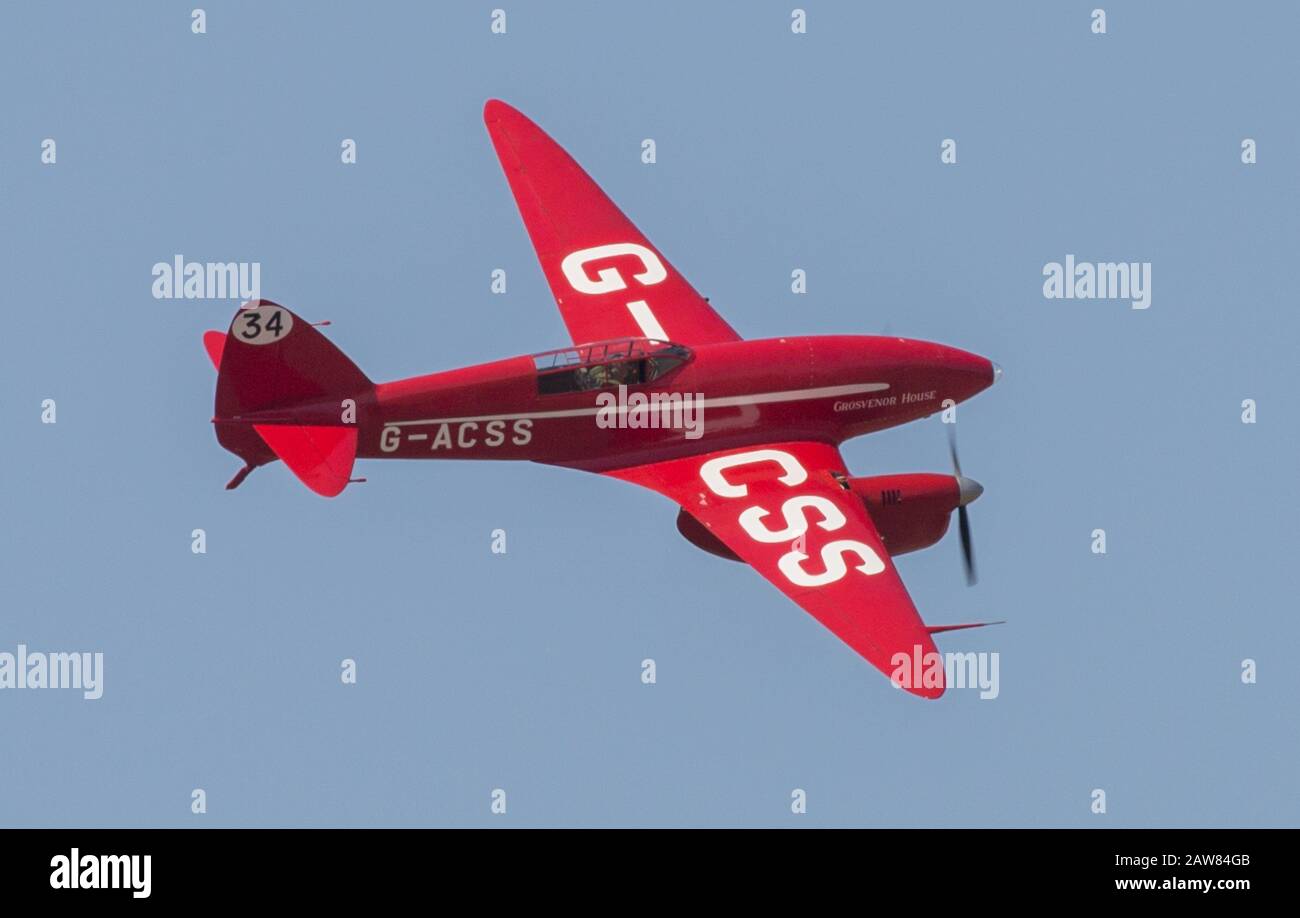 de Havilland DH88 Comet Racer Grosvenor House Aircraft at the Little ...