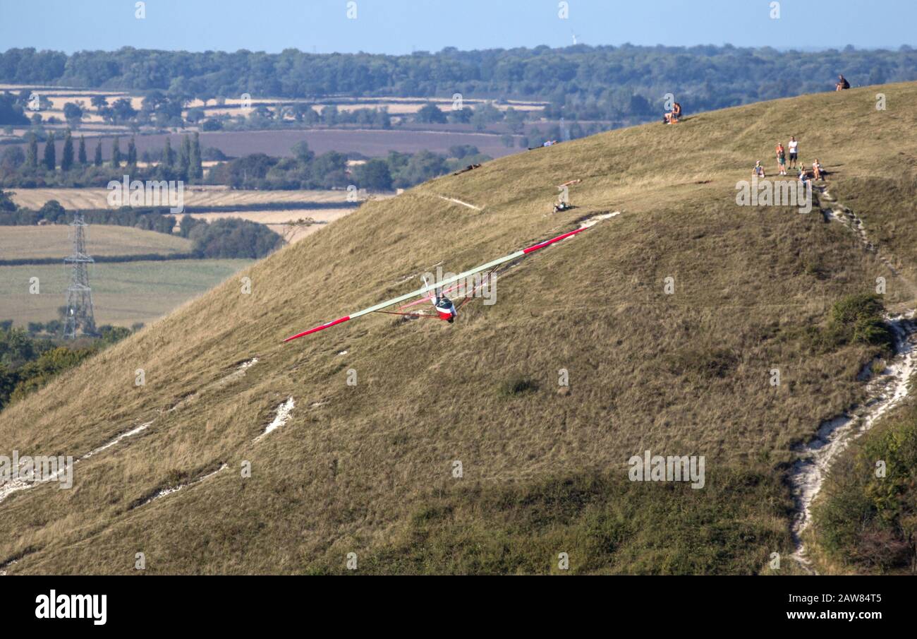 Gliding at Dunstable Downs Stock Photo - Alamy