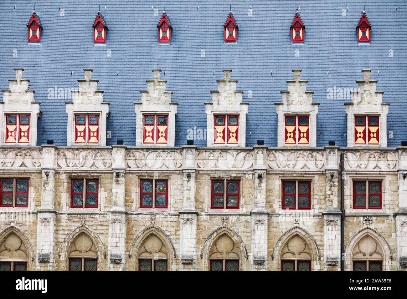 Old renaissance building in Gent, Belgium Stock Photo - Alamy