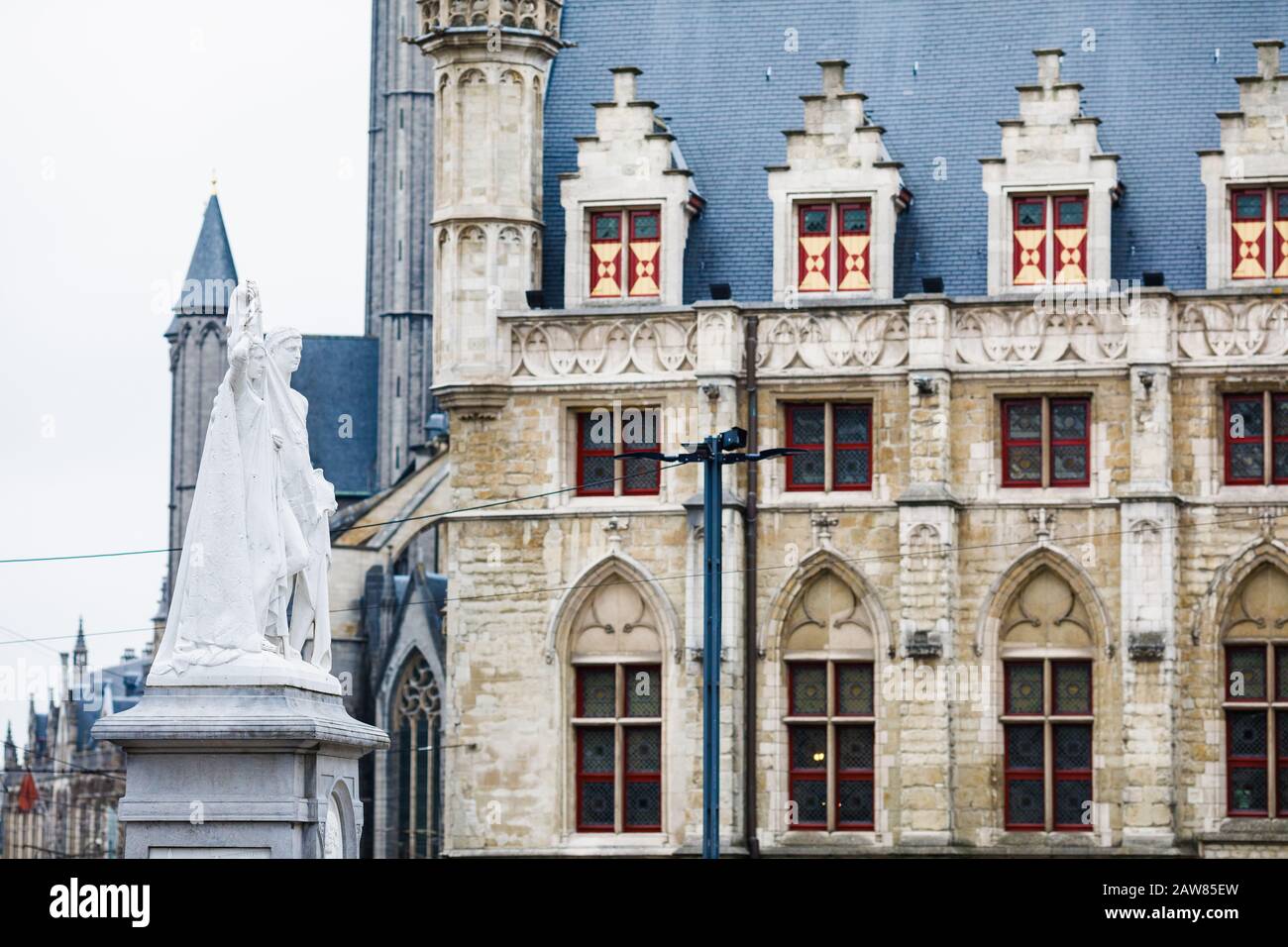 Old renaissance building in Gent, Belgium Stock Photo - Alamy
