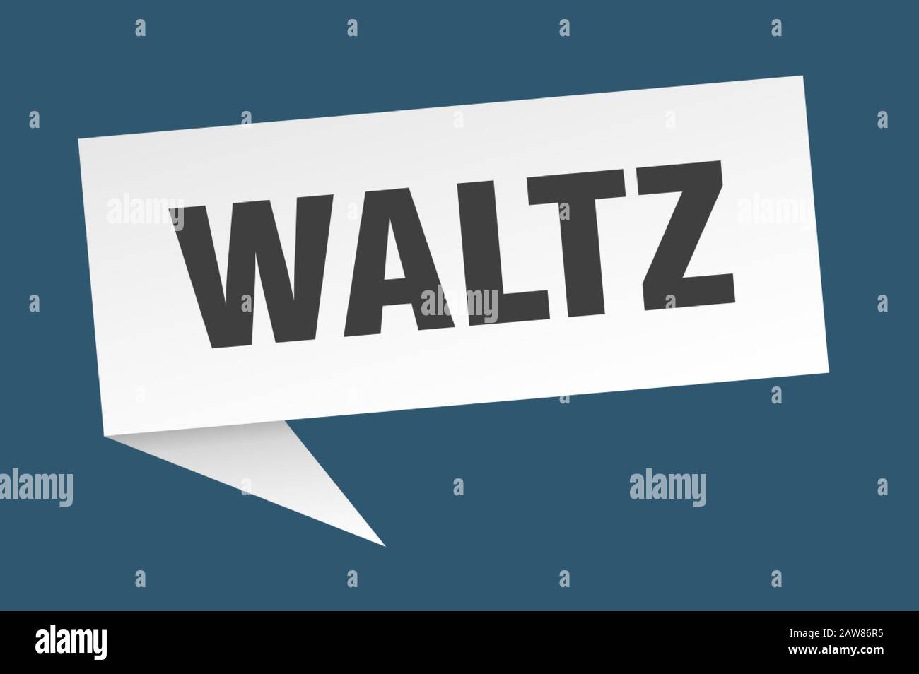 waltz speech bubble. waltz ribbon sign. waltz banner Stock Vector Image ...