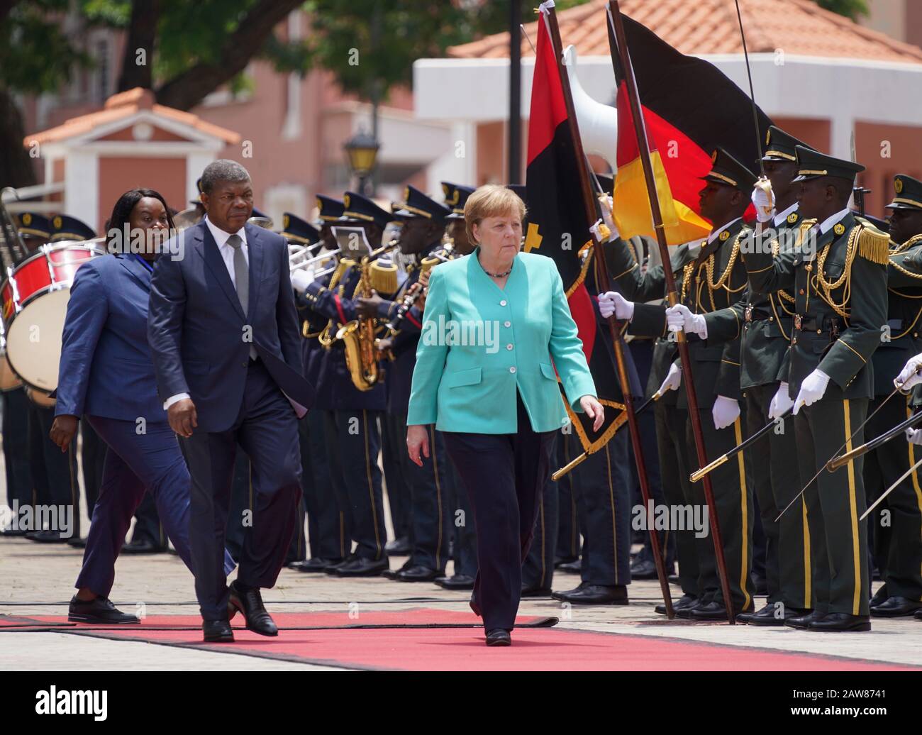 Luanda, Angola. 07th Feb, 2020. German Chancellor Angela Merkel (CDU ...