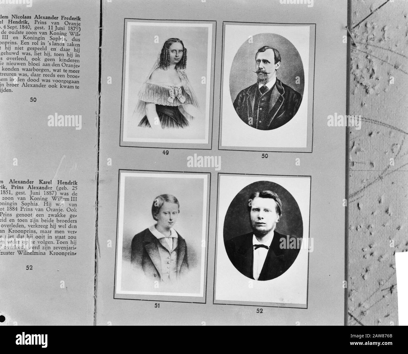 No. 49 Sophia Frederica Mathilda, Princess of Wurtemberg, number 50 ...