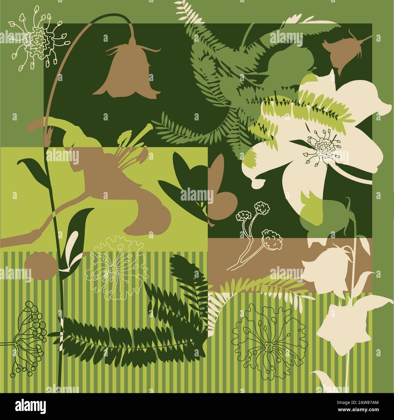 Autumn colors collection Stock Vector Images - Alamy