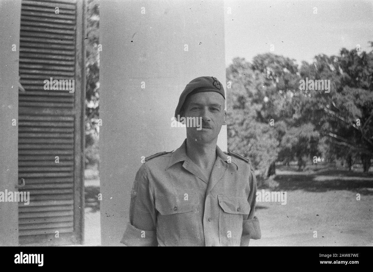 Portrait Kol. Thomson Colonel A.A.J.J. Thomson, commander 1st Infantry ...