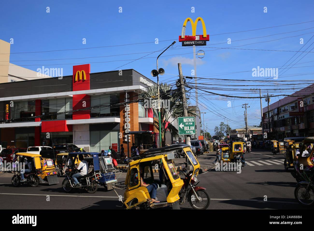 McDonald's exterior in the Philippines Stock Photo - Alamy