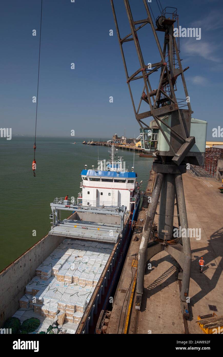 Dockside crane Stock Photo - Alamy
