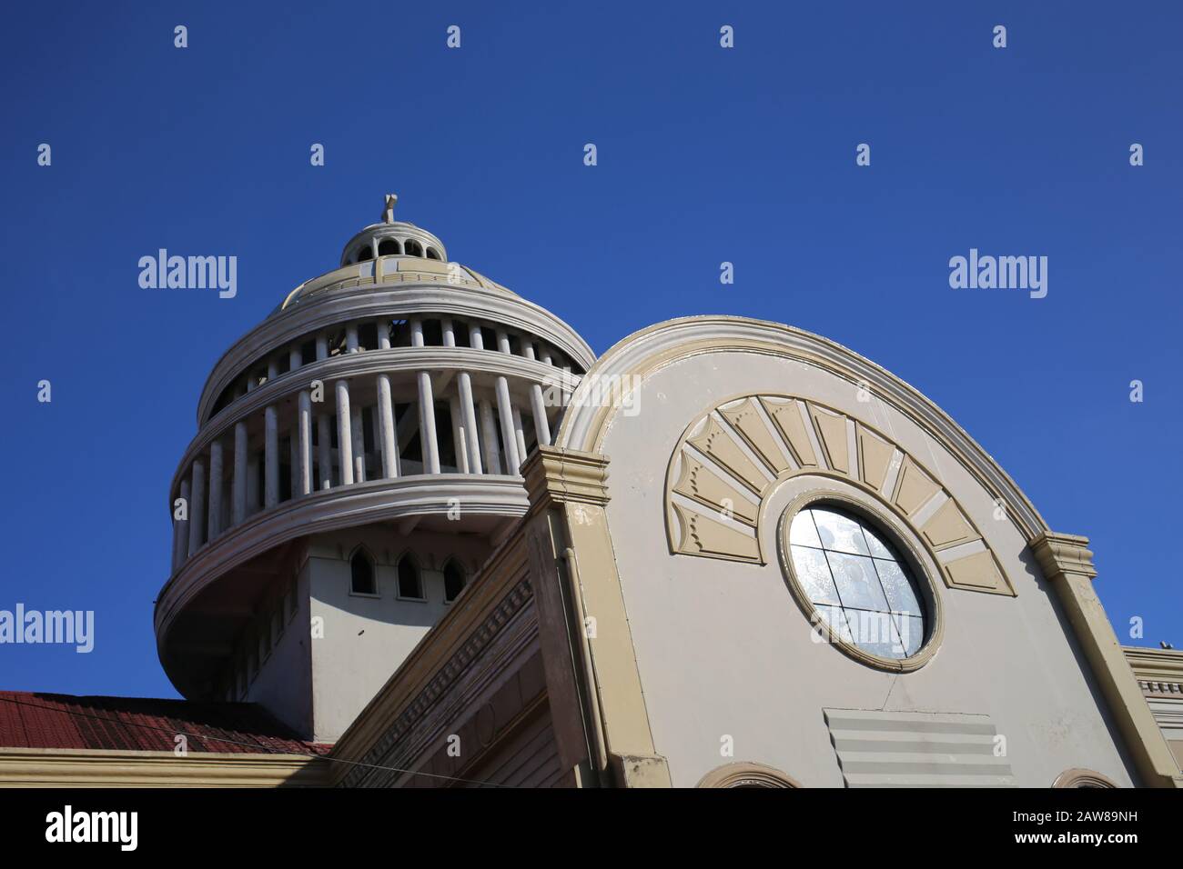 Catholic Church Exterior in The Philippines Stock Photo - Alamy