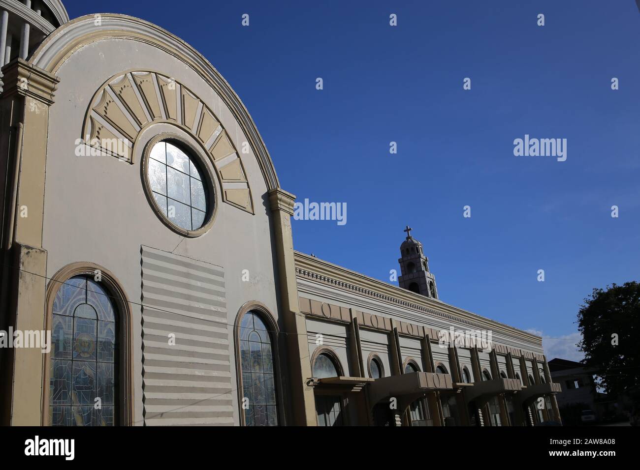 Catholic Church Exterior in The Philippines Stock Photo - Alamy