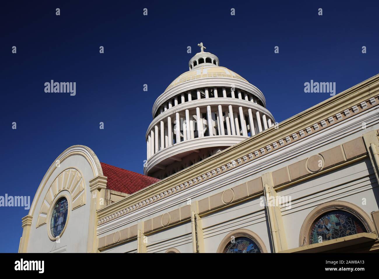 Catholic Church Exterior in The Philippines Stock Photo - Alamy