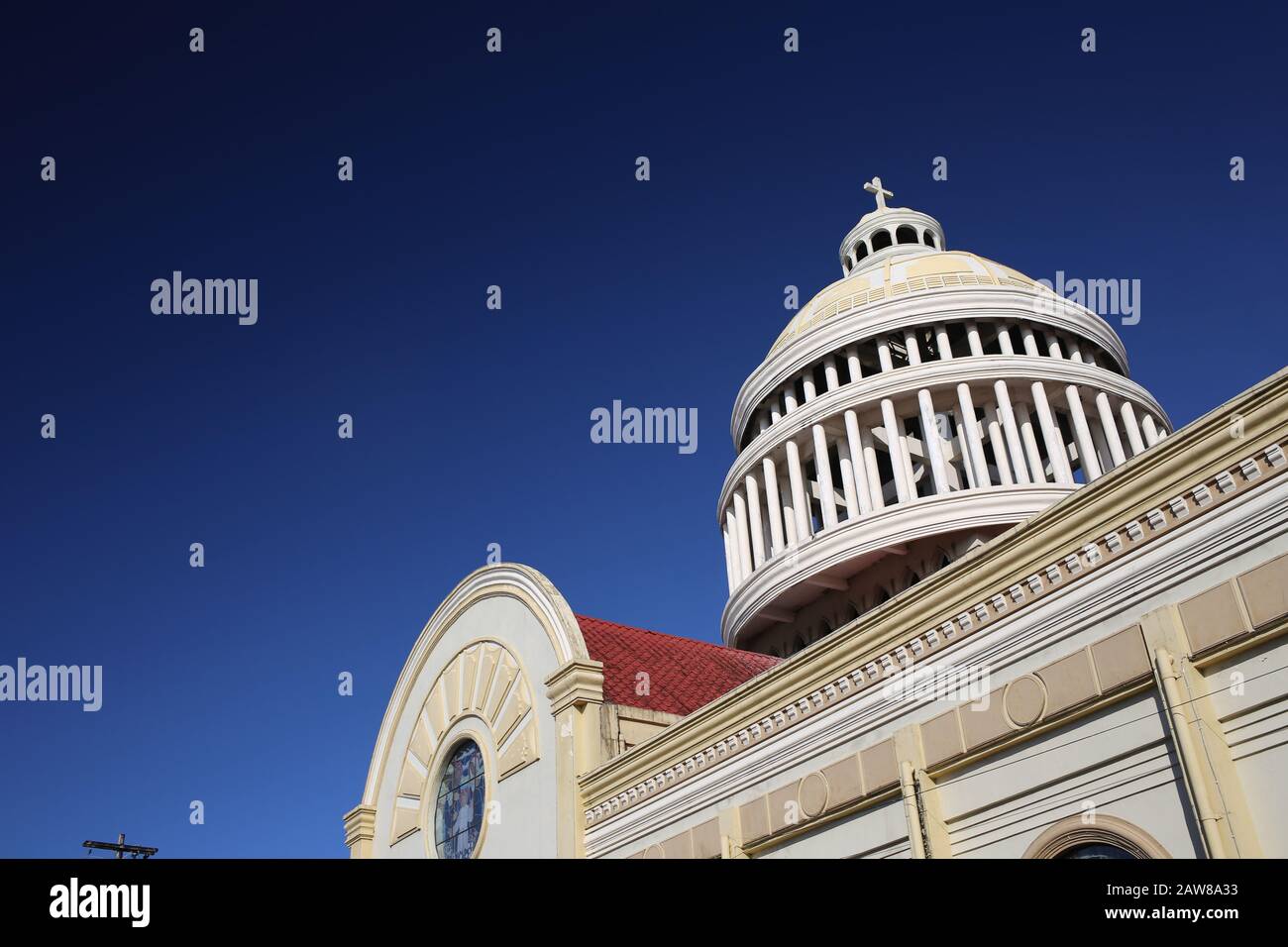 Catholic Church Exterior in The Philippines Stock Photo - Alamy
