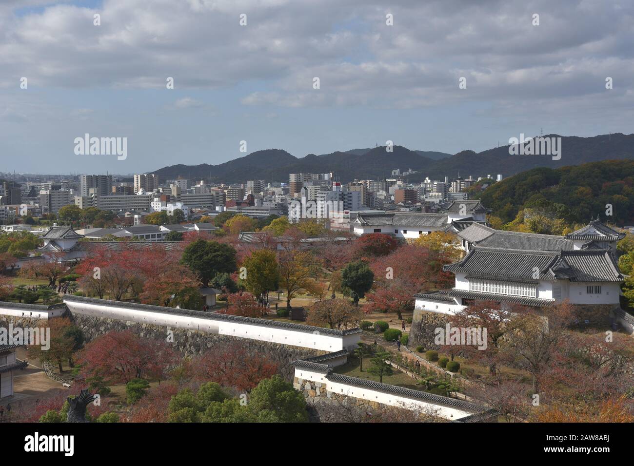 Himeji castle aerial hi-res stock photography and images - Alamy