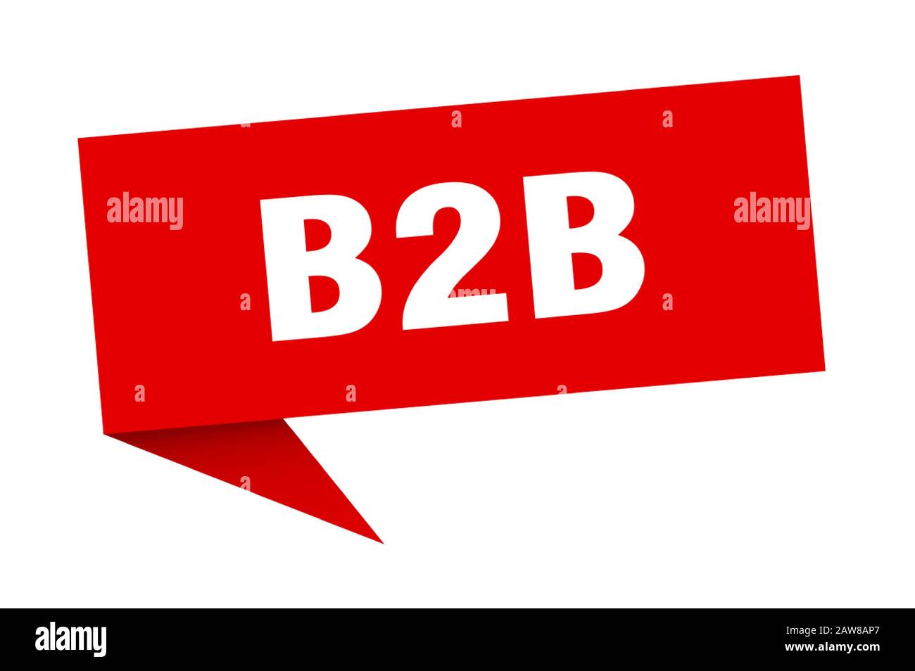 b2b speech bubble. b2b ribbon sign. b2b banner Stock Vector Image & Art ...
