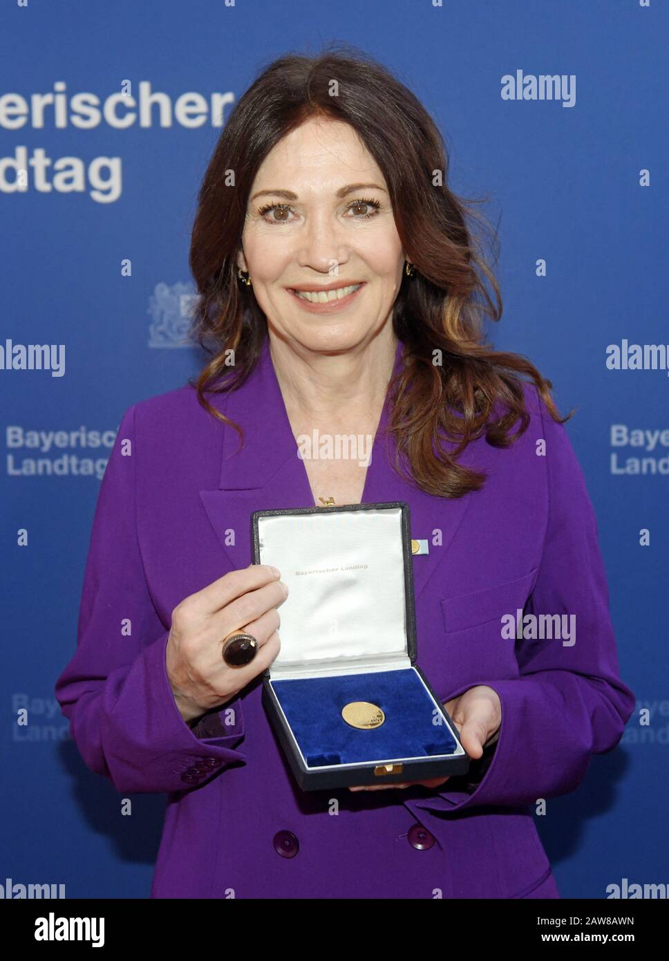 Munich, Germany. 07th Feb, 2020. Iris Berben, actress from Germany ...