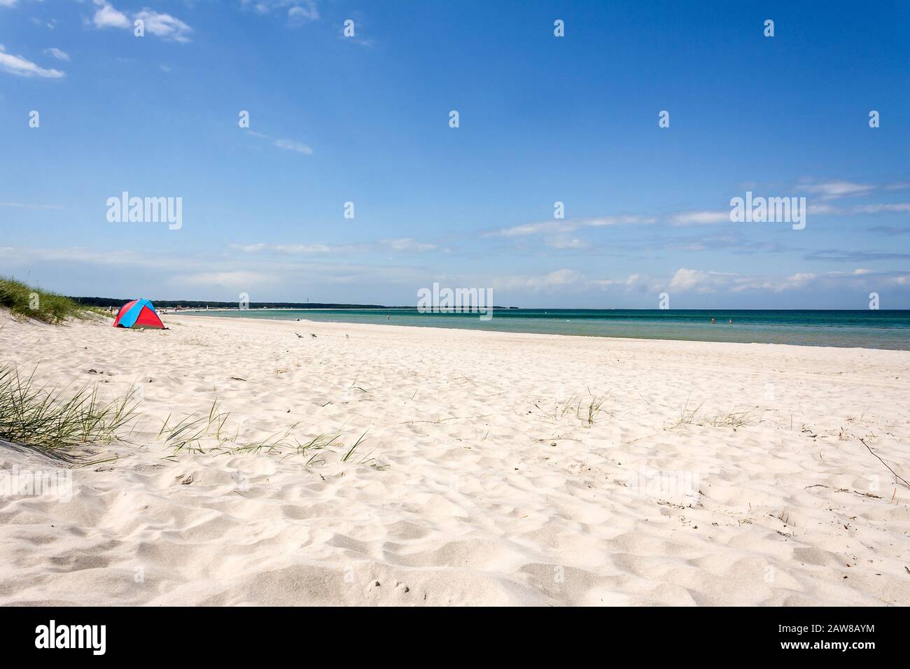 Beach in Prerow, baltic sea, Germany Stock Photo - Alamy