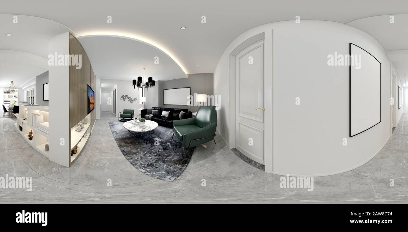 Interior 360 hi-res stock photography and images - Alamy