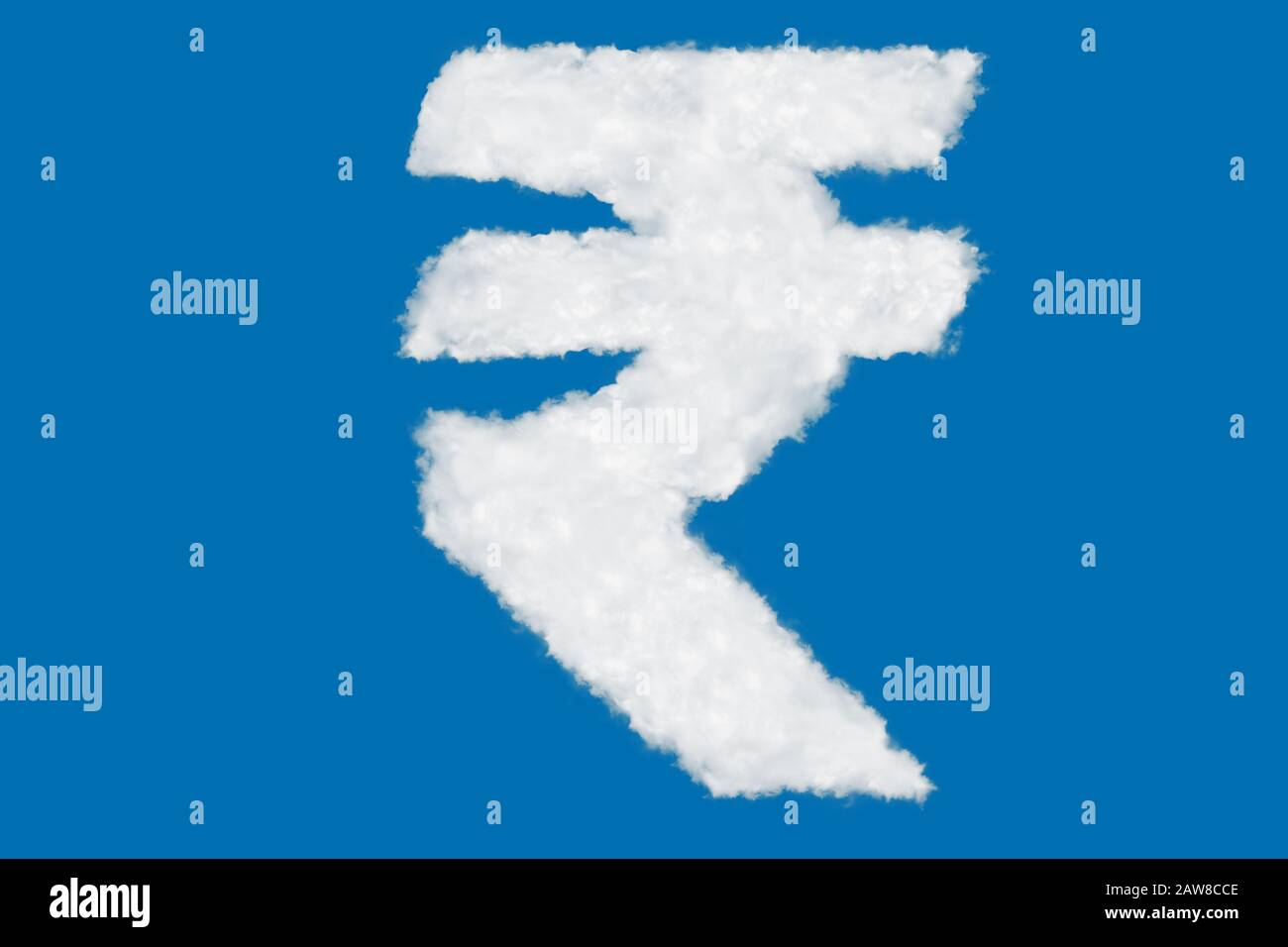 Blue sign indian rupee symbol hi-res stock photography and images - Alamy