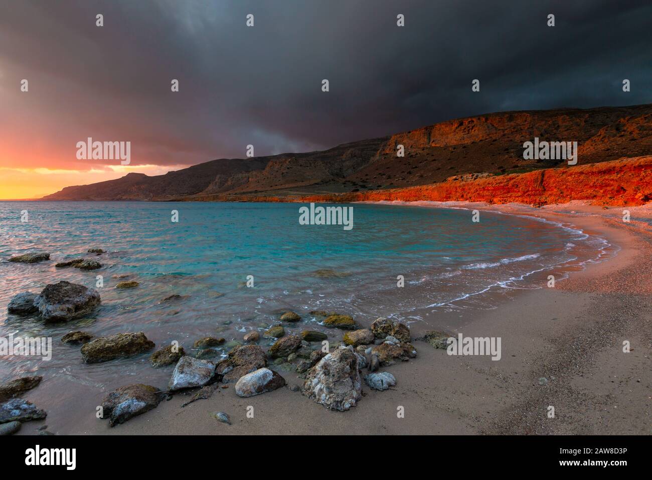 Beach near Goudouras village in southern Crete Stock Photo - Alamy