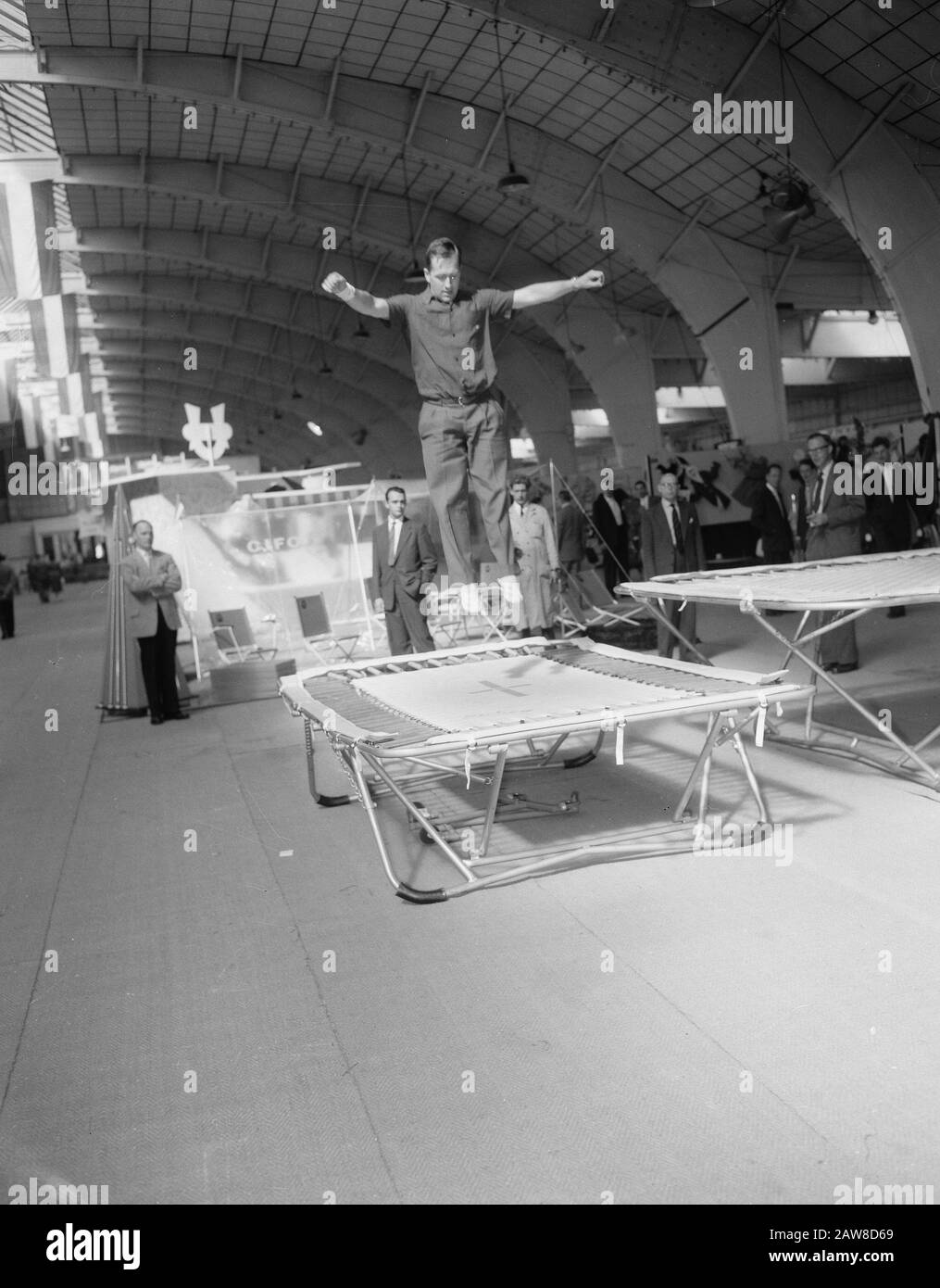 Opening sport trade show at the RAI building Date: August 19, 1957 ...