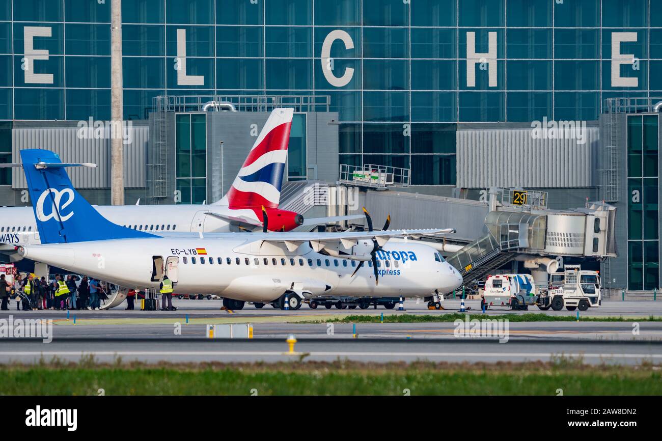 Entering plane hi-res stock photography and images - Alamy