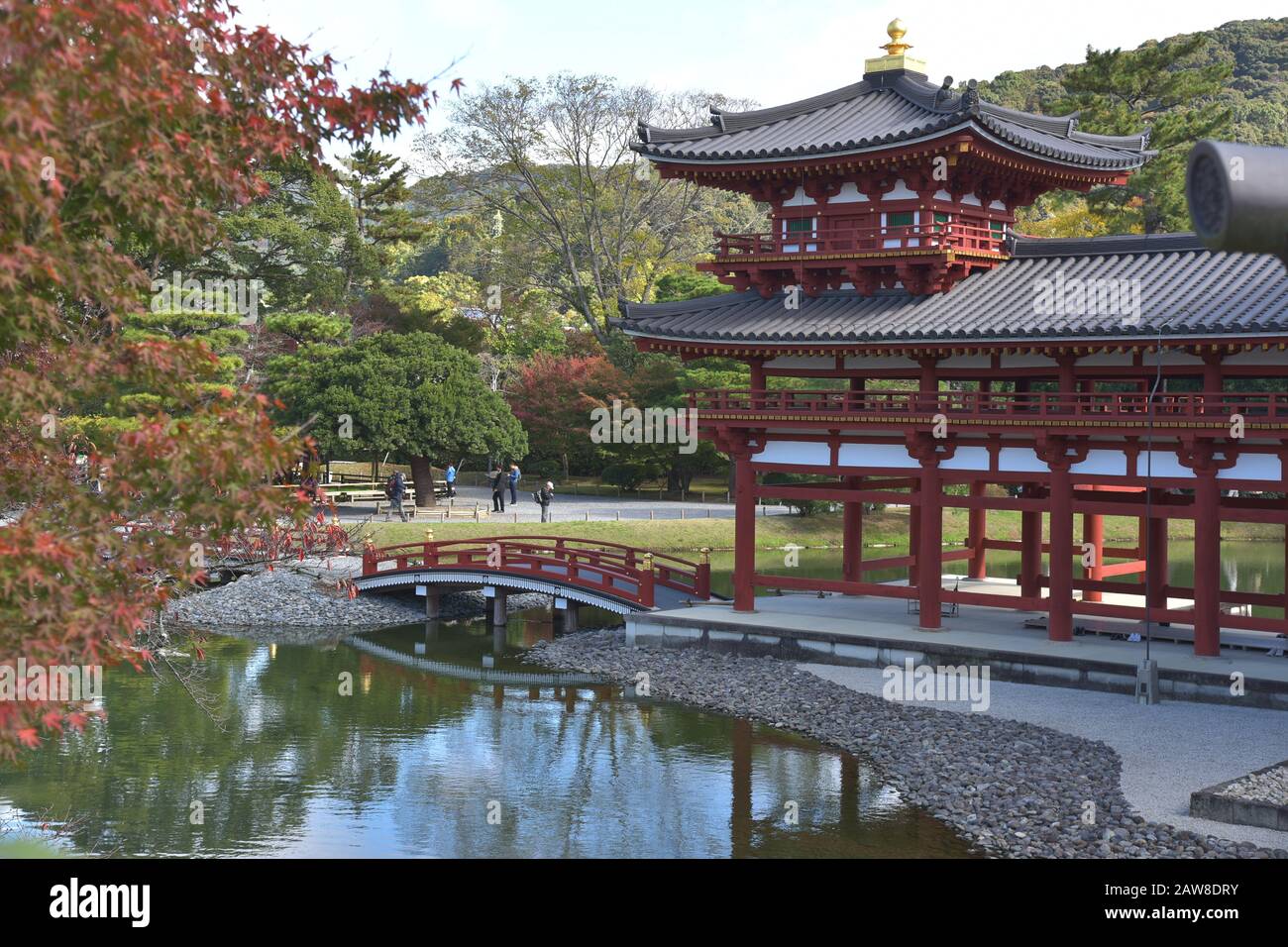 Byodo-in temple (Phoenix Hall) in Uji, Kyoto Stock Photo - Alamy