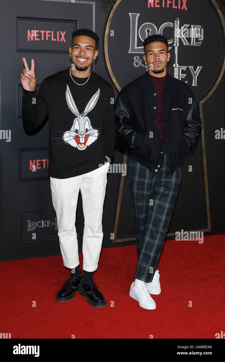 Los Angeles, USA. 05th Feb, 2020. Elijah Bell and Isaac Bell at the ...