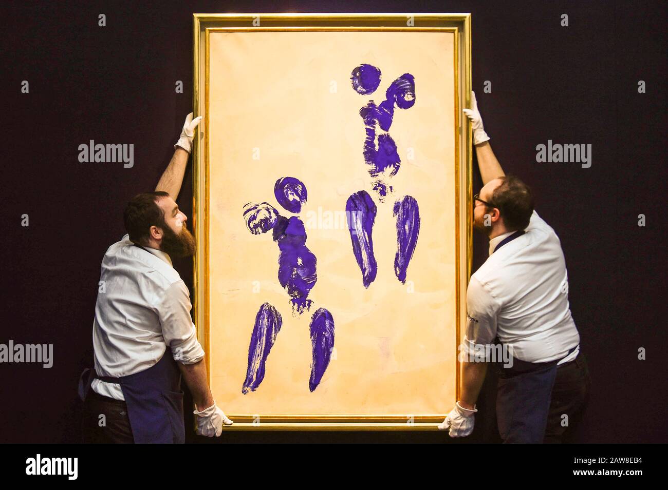 Yves klein untitled anthropometry hi-res stock photography and images ...