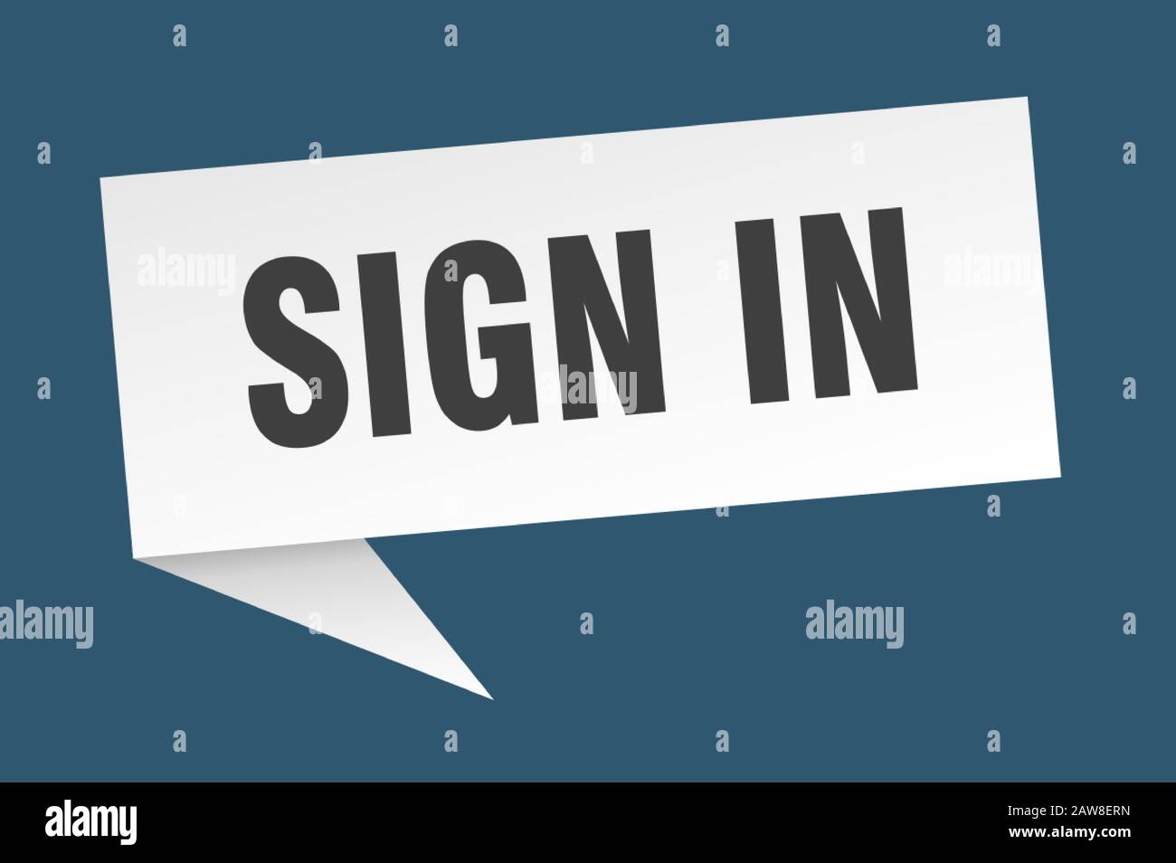 sign in speech bubble. sign in ribbon sign. sign in banner Stock Vector ...